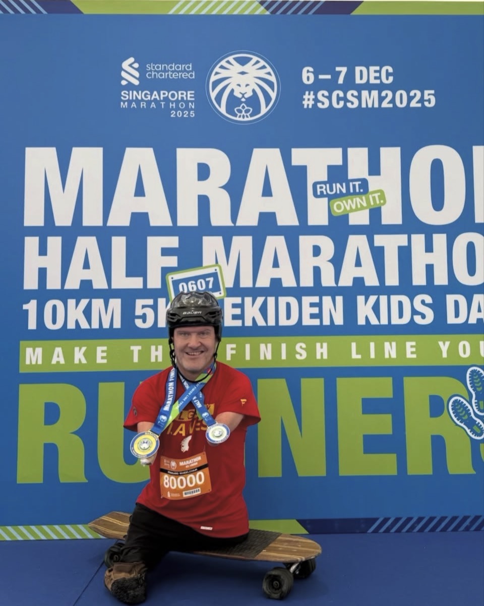 No arms. No legs. No limits. Meet marathoner Chris Koch.