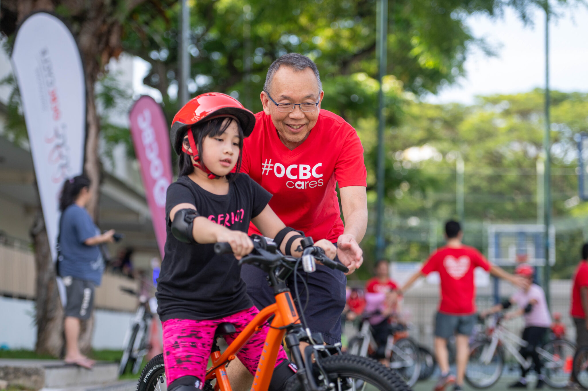 Cycling lessons and new bicycles for less privileged kids